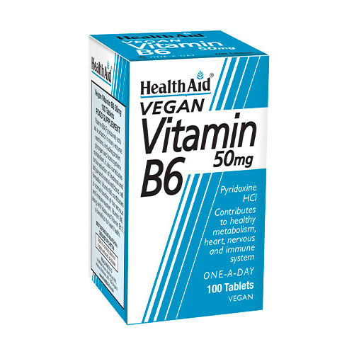 VITAMINA B6 (PIRIDOXINA CLORHIDRAtO) 50 MG 100 COMPRIMIDOS